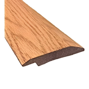 Oak 1" Overlap Edge Floor Transition 4 1/8" Wide (4 FT Long) - Walmart.com