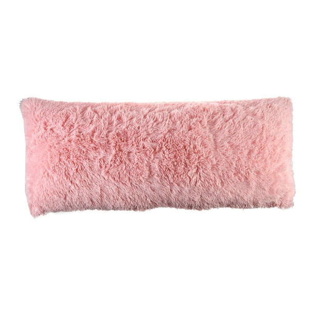 Your Zone Fluffy Body Pillow, Multiple Colors - Walmart.com