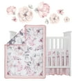 Lambs & Ivy Signature Botanical Baby Watercolor Floral Nursery Infant 4 ...