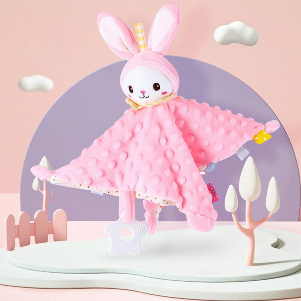 Baby Security Blanket with Tags Soft Plush Stuffed Animal Toys Lovey ...