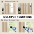 100% Blackout Curtain Panels - Rod Pocket & Back Tab Thermal Insulated ...