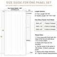 Thermal Insulated Linen Blackout Sliding Door Curtains for Living Room ...