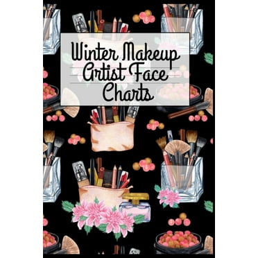 Makeup Face Charts: Portfolio Workbook for Makeup lovers 100 Pages " 8 ...