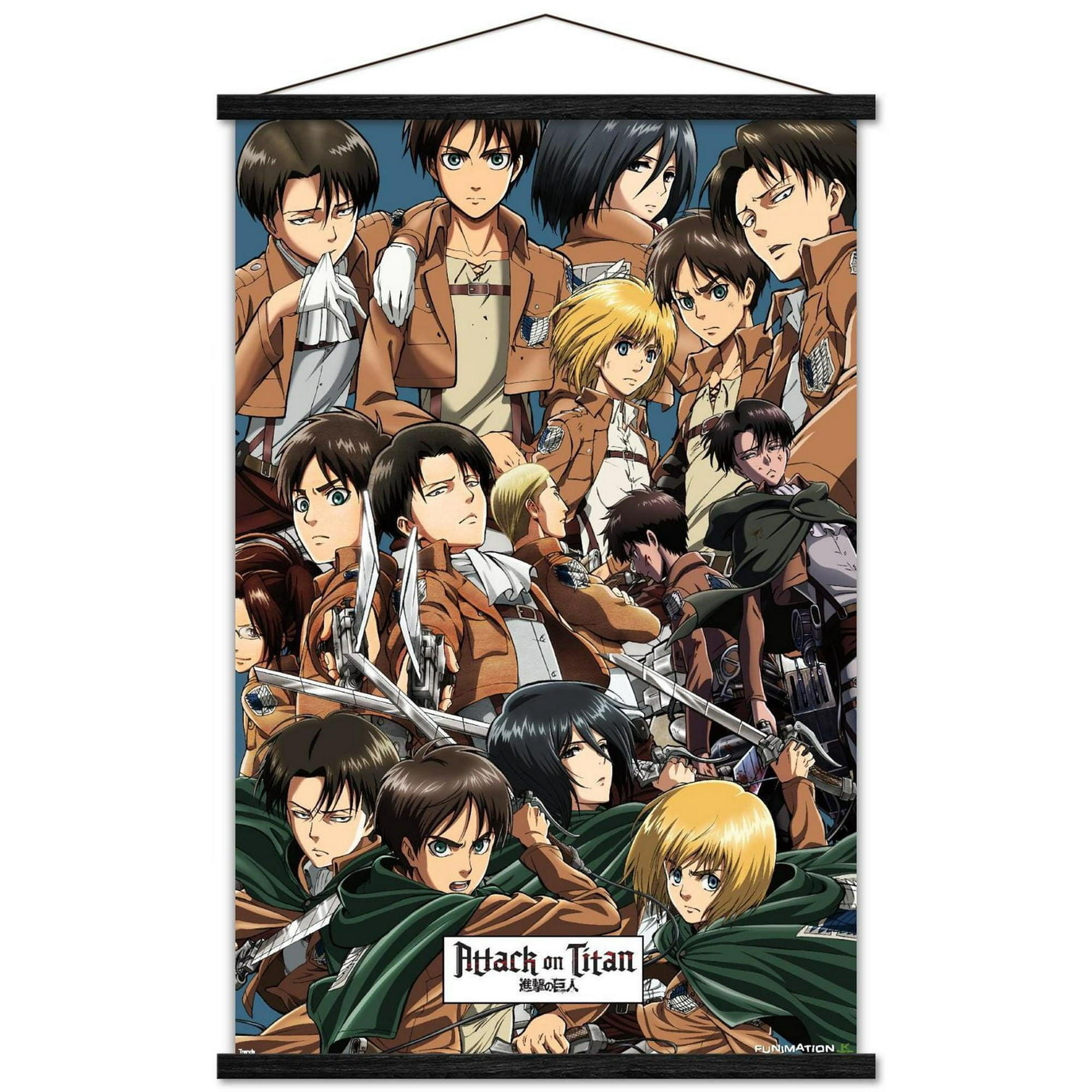 Click here for Trends International Attack On Titan - Collage Wal... prices