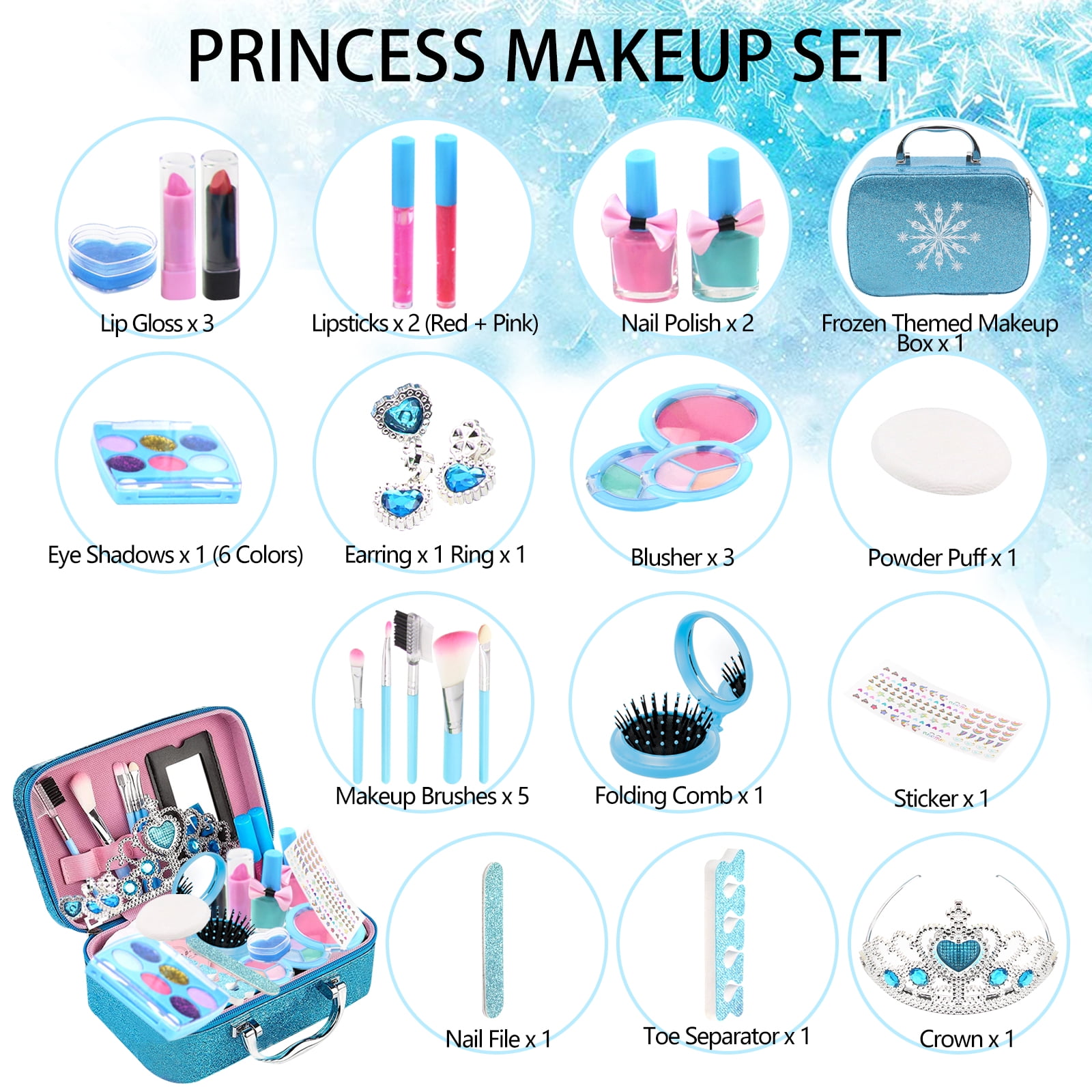 Frozen Themed Makeup