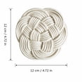 3 Pack Absorbent Cotton Handwoven Coasters – Waterproof Spill-Saver Set ...