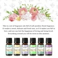 EUQEE Floral Fragrance Oils Set, Essential Oils for Diffuser, Candle ...