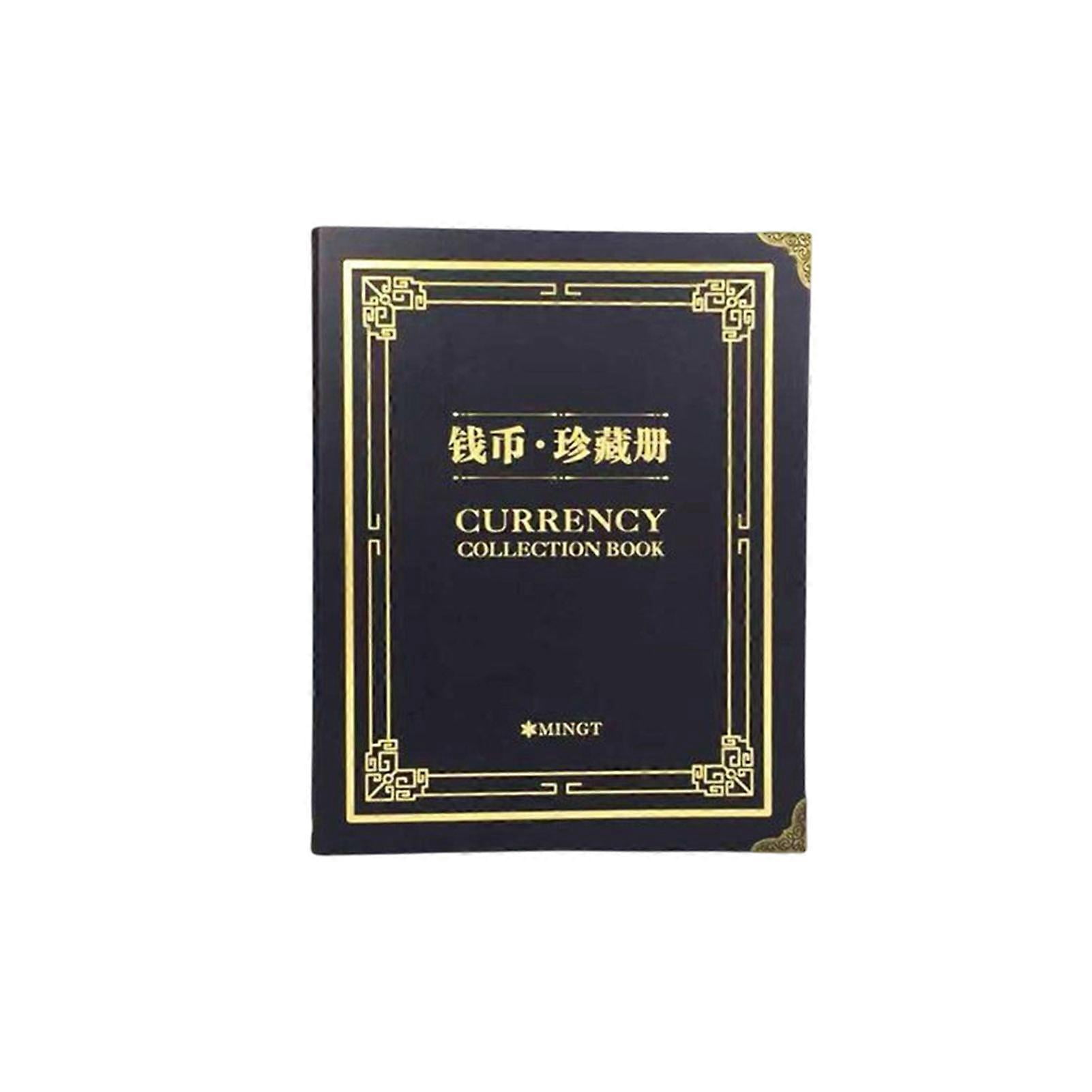 30 Pages Paper Money Album Vintage Style Waterproof PVC Material for ...