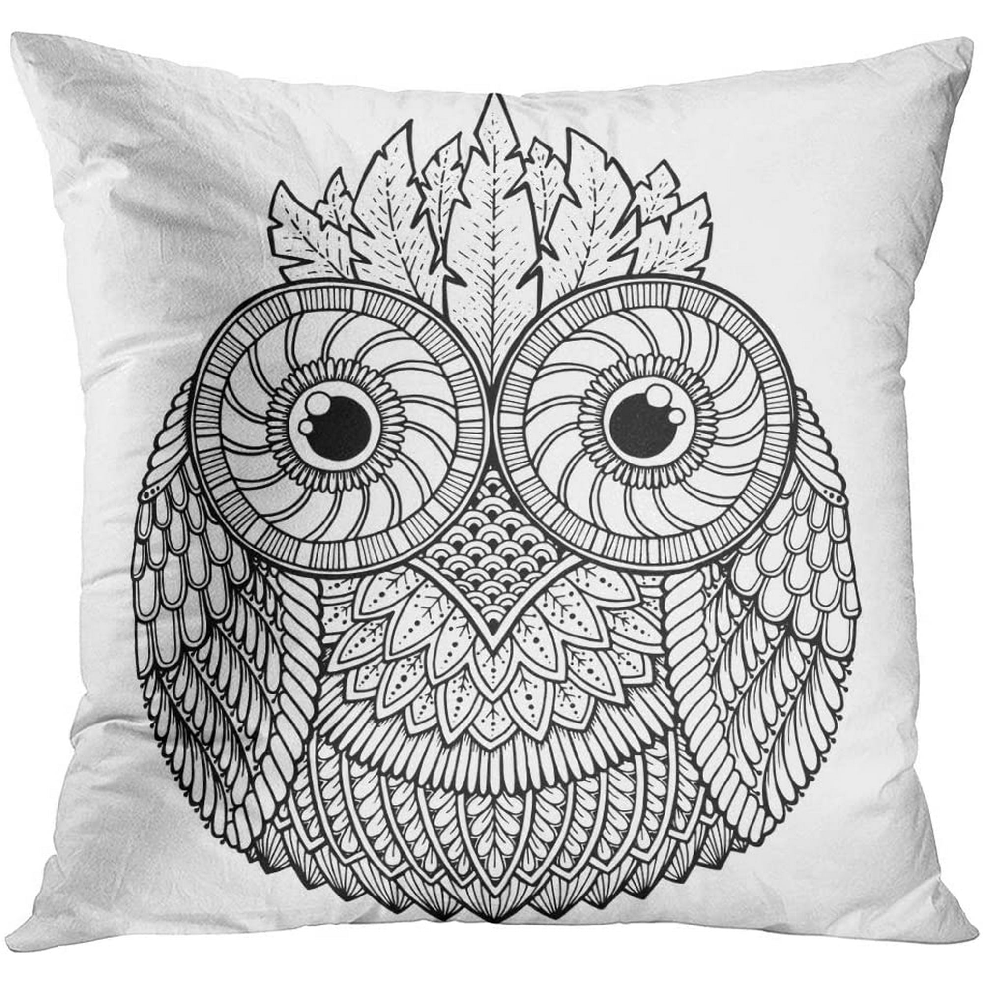 Coloring Pages Abstract Owls