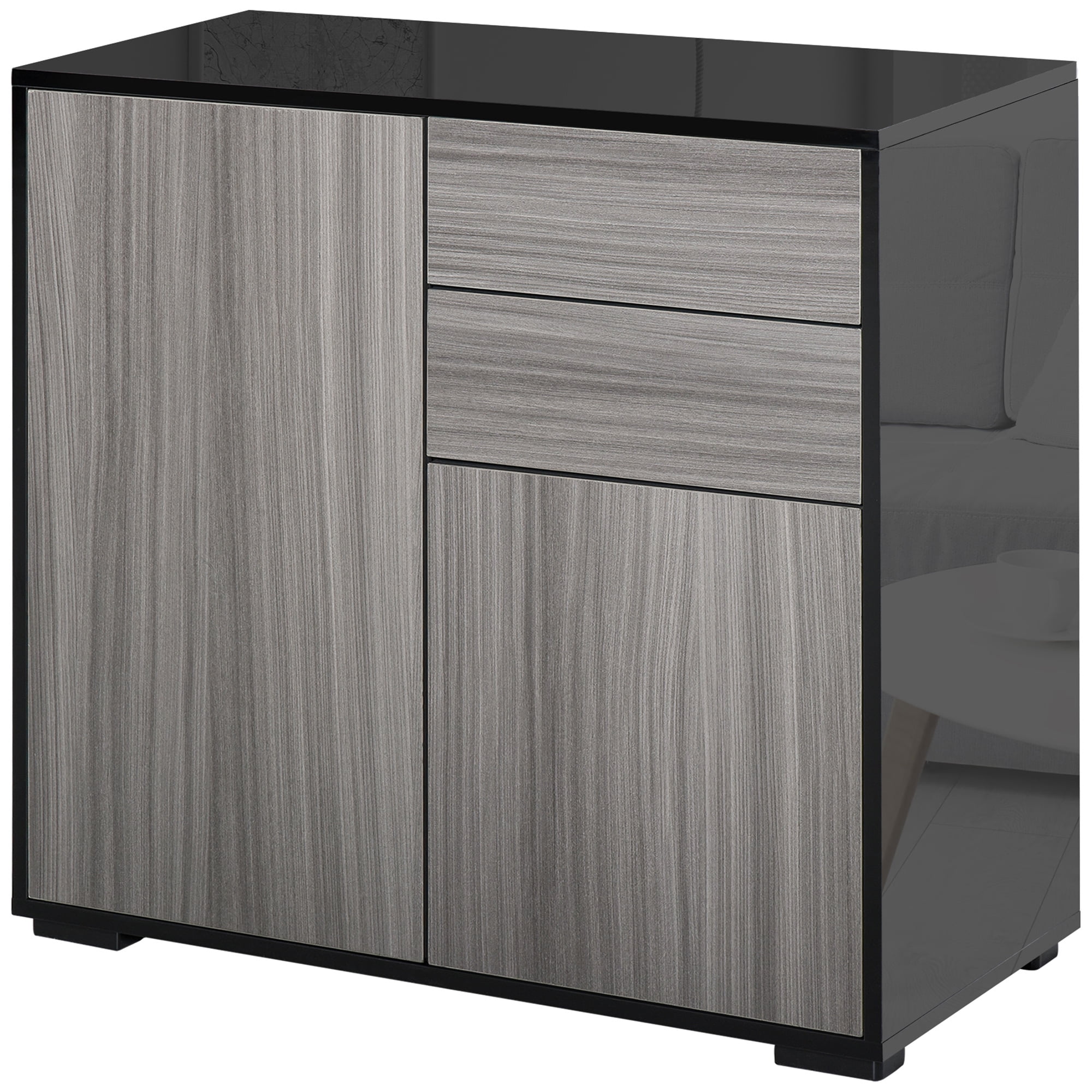 Click here for Homcom High Gloss Buffet Sideboard With Drawers Ki... prices