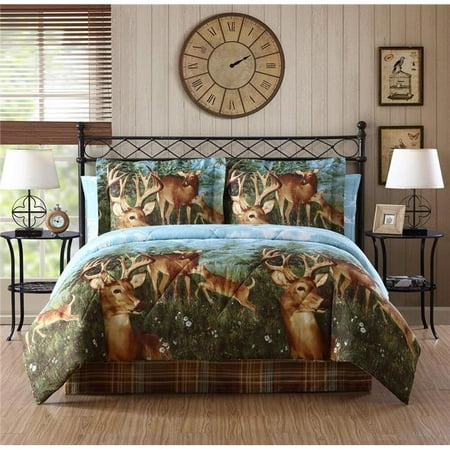 Ellison First Asia 20671804BB-MUL Deer Creek Bed in a Bag Comforter Set ...
