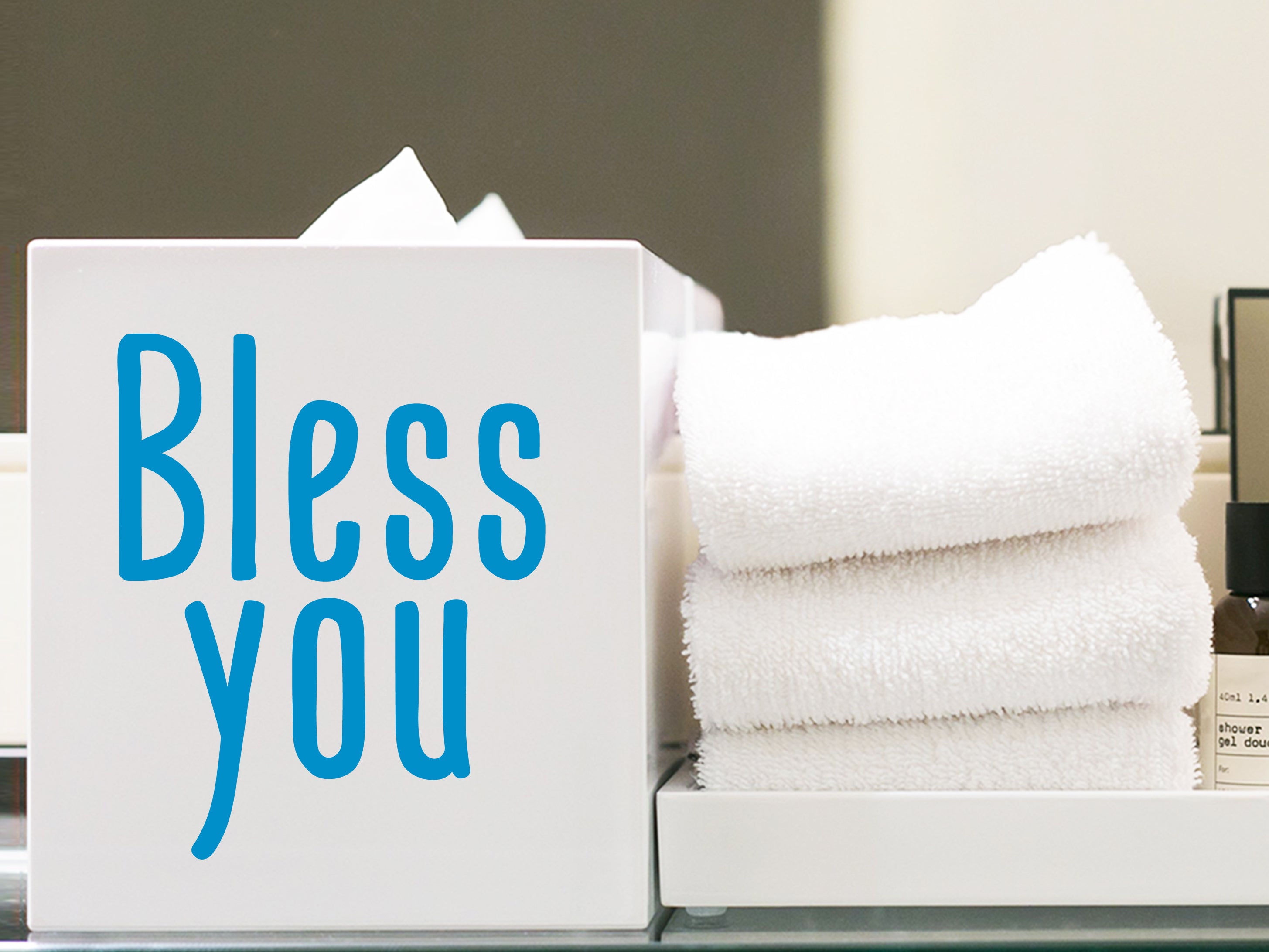 Bless You | Bathroom Tissue Box Decal - Walmart.com