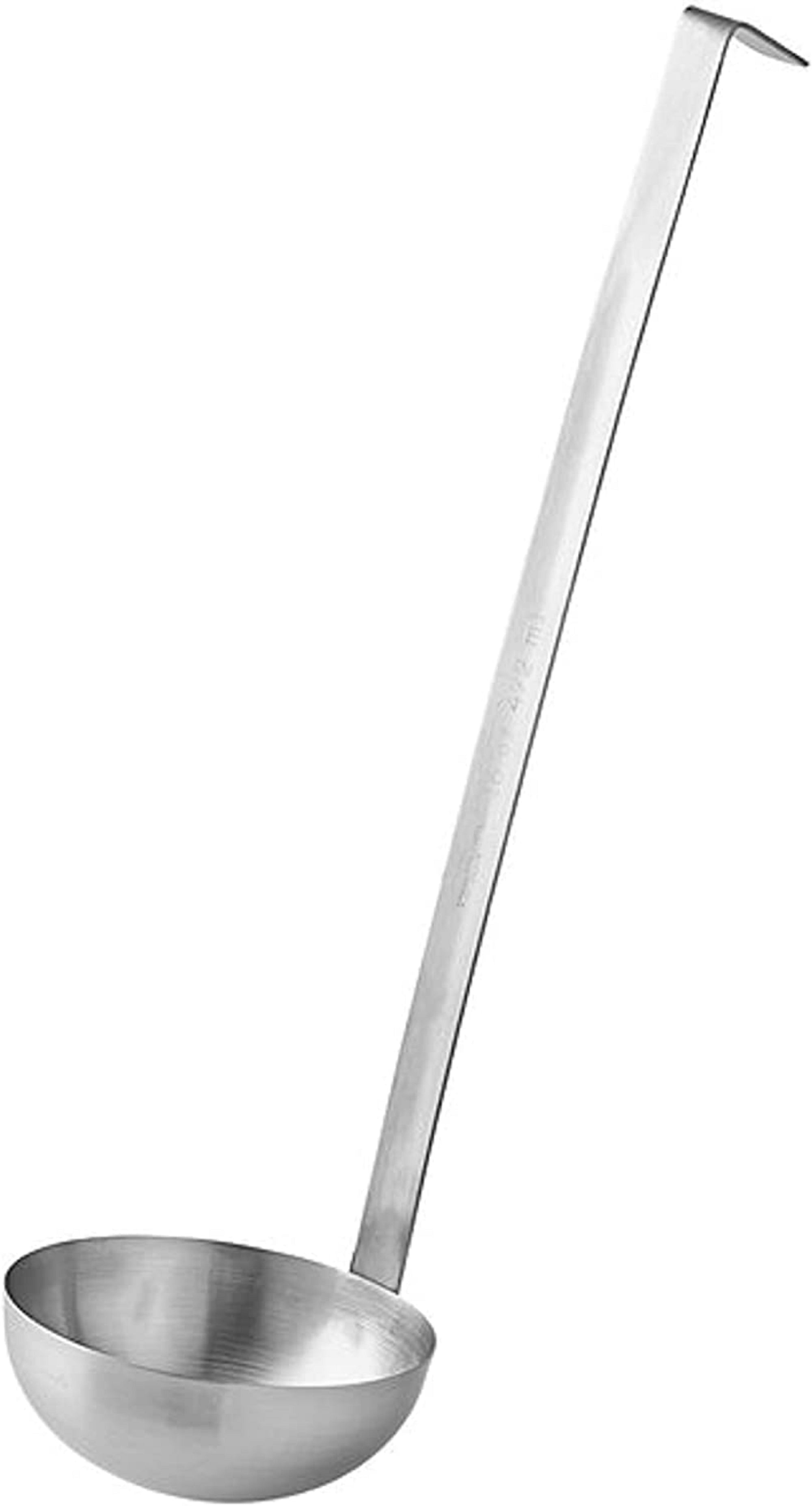 Truecraftware – 16 oz. Stainless Steel Ladle with Long Hooked Handle ...