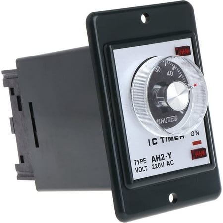 0-60 Seconds/minutes Power On Delay Timer Time Relay W Socket Base AC ...