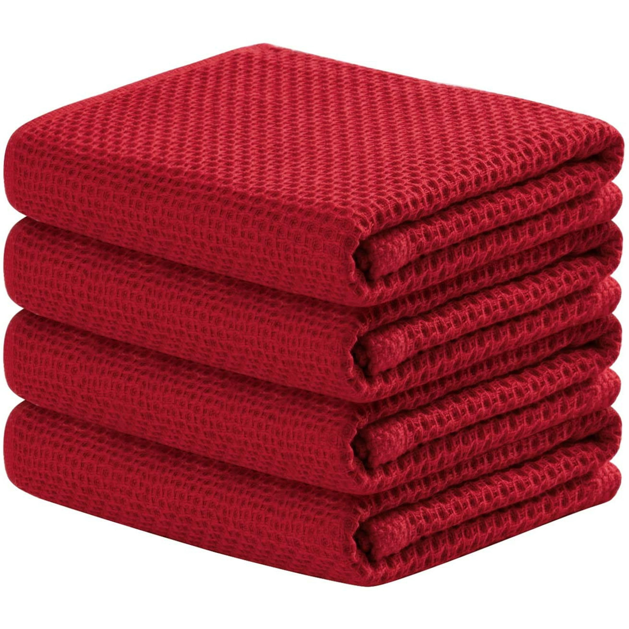 Click here for Yeater 100 Cotton Kitchen Towels  4-Pack Waffle We... prices