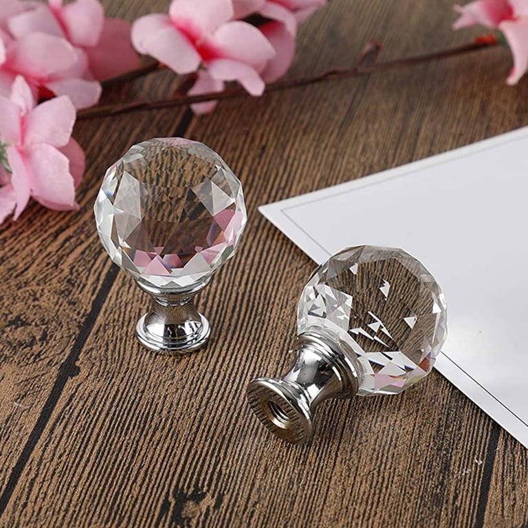 Lamp Shade Holders MARRTEUM Silver Lamp Finials - 1/2 Inch Tall ...
