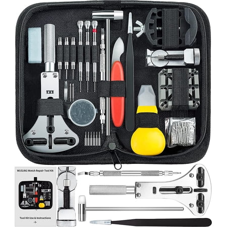Watch Link Remover Tool Kit, Watch Strap Removal Tool Set, With 108 Pcs ...