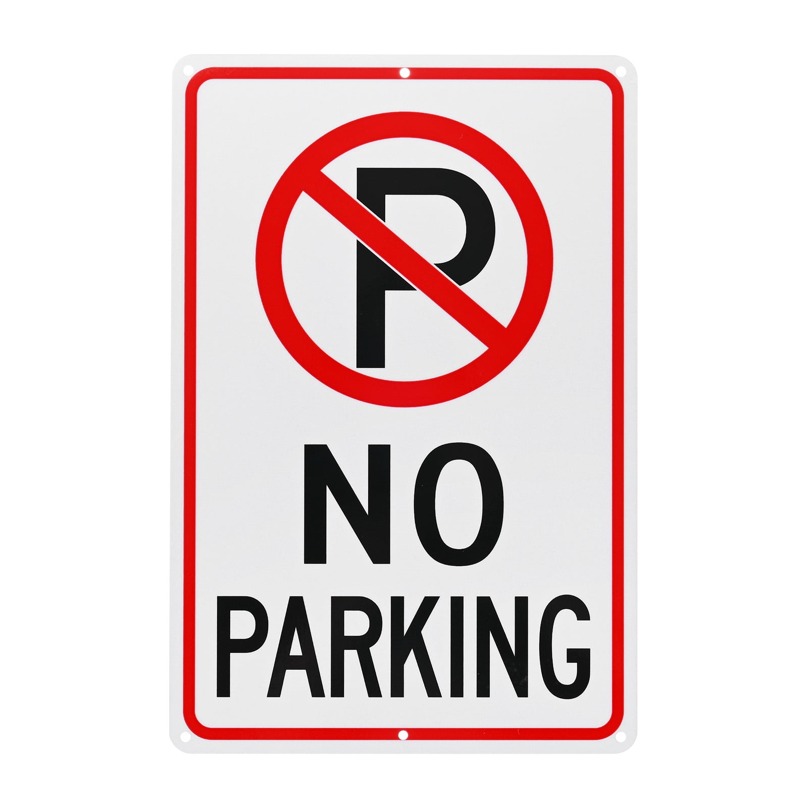 Letrero de NO ESTACIONAR Uxcell con P 14x10 Pulgadas Señales de ...