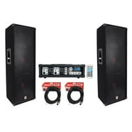 Complete Professional 2000 Watts Complete PA System 6 Ch Mixer 10 ...