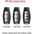 Key Fob Cover Compatible with Mitsubishi Outlander PHEV Pajero Sport ...