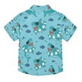 BZSMCE Short-Sleeve Button-Down Shirt Summer Colorful Fish Sea Ocean ...
