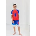 Marvel Spider-Man Little Boys Rash Guard Swim Shirt Toddler to Big Kid ...