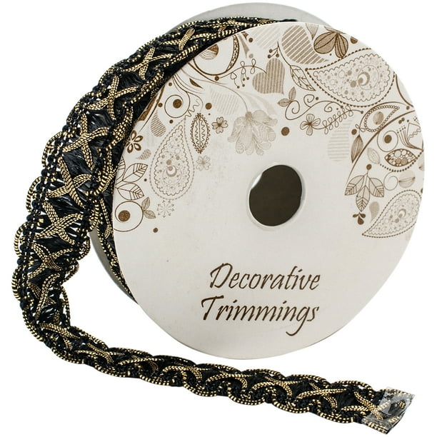 Renaissance Cross Stitch Trim 5/8" x 4ft - Antique Gold - Walmart.com ...