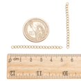 304 Stainless Steel Chain Extenders Soldered Real 18K Gold Plated 47 ...