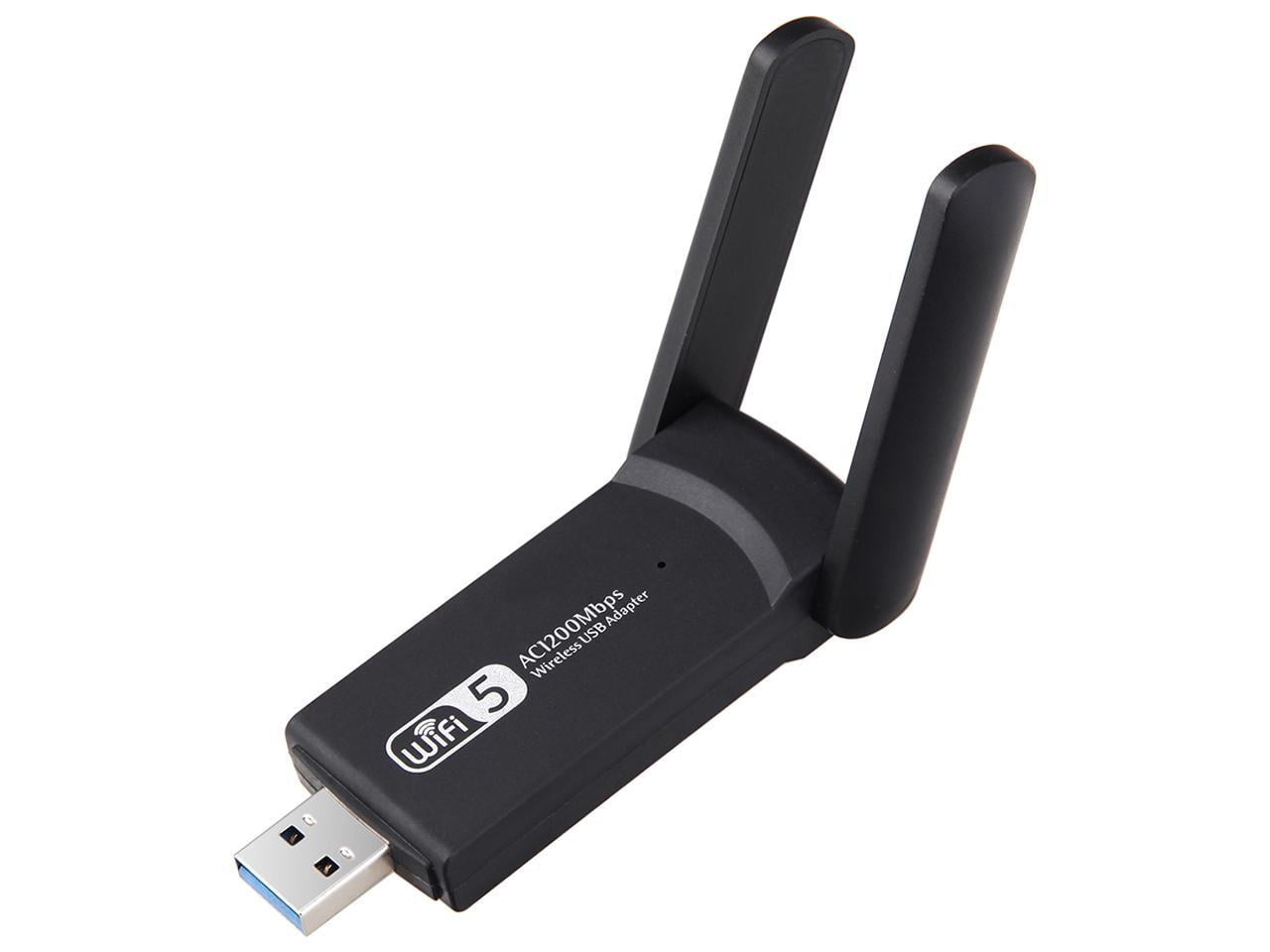 Wireless USB 3.0 Network Card 1200Mbps Dual Band WiFi Adapter - Walmart.com