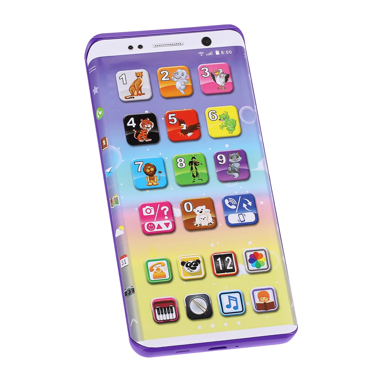 Baby Mobile Phone Toy Educational Learning Cell Phone Music Machine ...