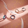 16Pcs 4 Colors 201 Stainless Steel Plain Band Rings Set for Women Mixed ...