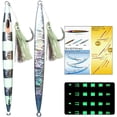 Slow Metal Pitching Falling Jigs Glow Speed Vertical Jigs Jigging Tuna ...