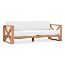 Meridian Furniture Tulum Off White Water Resisting Outdoor Sofa ...