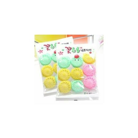 18 Colored Mothballs Camphor Box Clothes Moth Proof Mildew Proof Insect ...