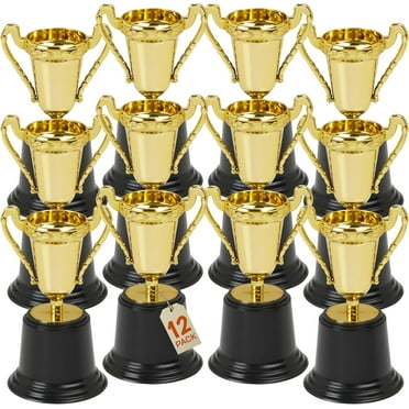 12-Pack Mini Trophies, Fake Plastic Film Movie Theater Statues for Kids ...