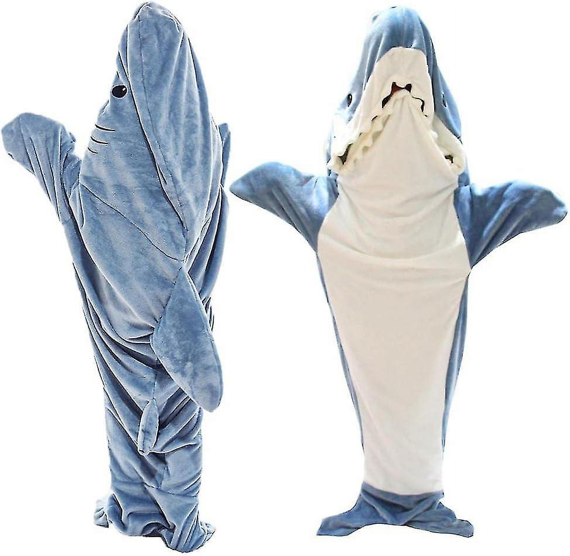 Manta de tiburón con capucha, manta de tiburón para adultos, manta para ...