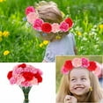 120 Pack Artificial Carnations with Stems Leaves Eternal Blossom Silk ...