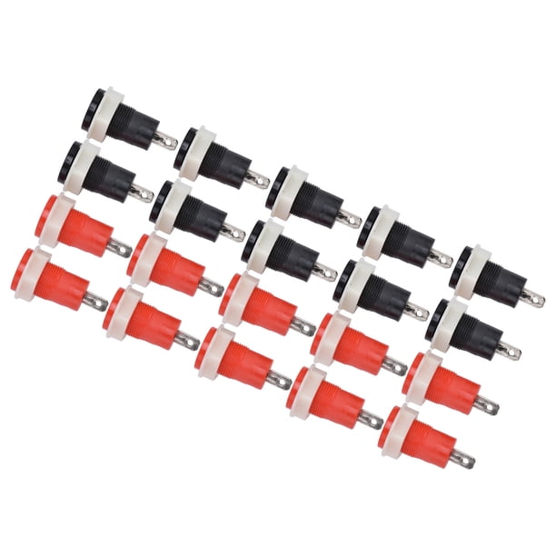 Senjay Grounding Post,10 Pairs Binding Post Safety Type Brass Welding ...