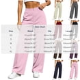 Cagogo Women's Wide Leg High Waisted Flowy Pants Casual Loose Solid ...