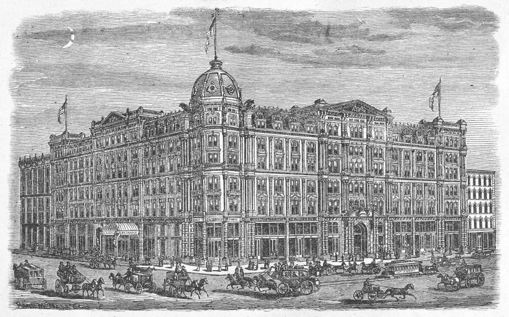 Chicago: Palmer House. /Nthe Palmer House Hotel At Chicago, Illinois ...