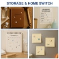 1 Set PVC Self-Adhesive Stickers Writable Label Stickers Rectangle ...