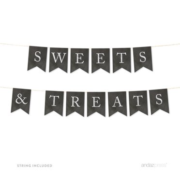 Black Gold Glitter Pennant Party Banner - Walmart.com