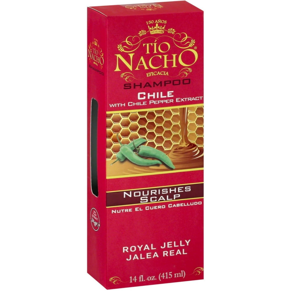 TIO NACHO Shampoo CHILE 14oz For Nourishes Scalp With Royal Jelly NEW ...