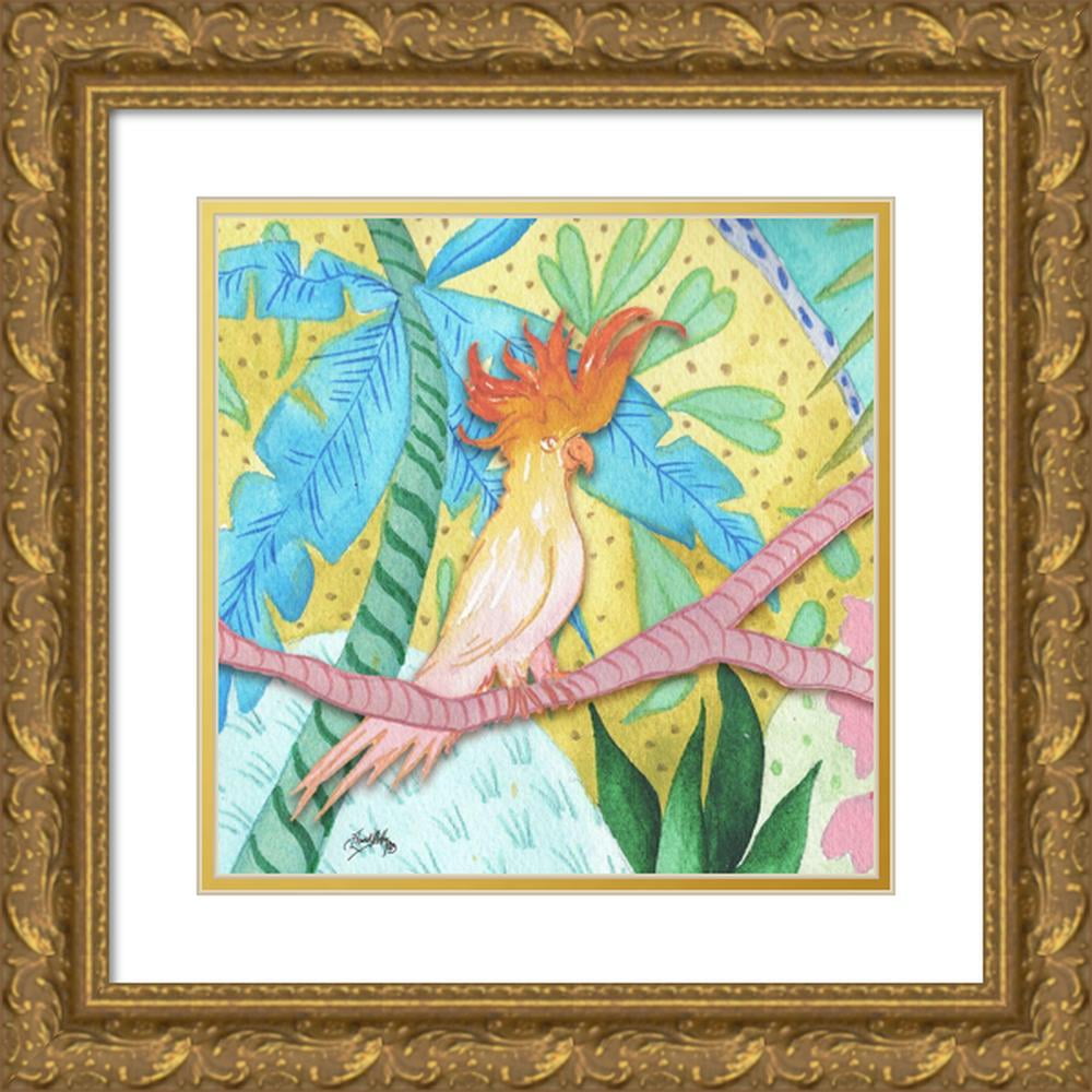 Medley, Elizabeth 20x20 Gold Ornate Wood Framed with Double Matting ...