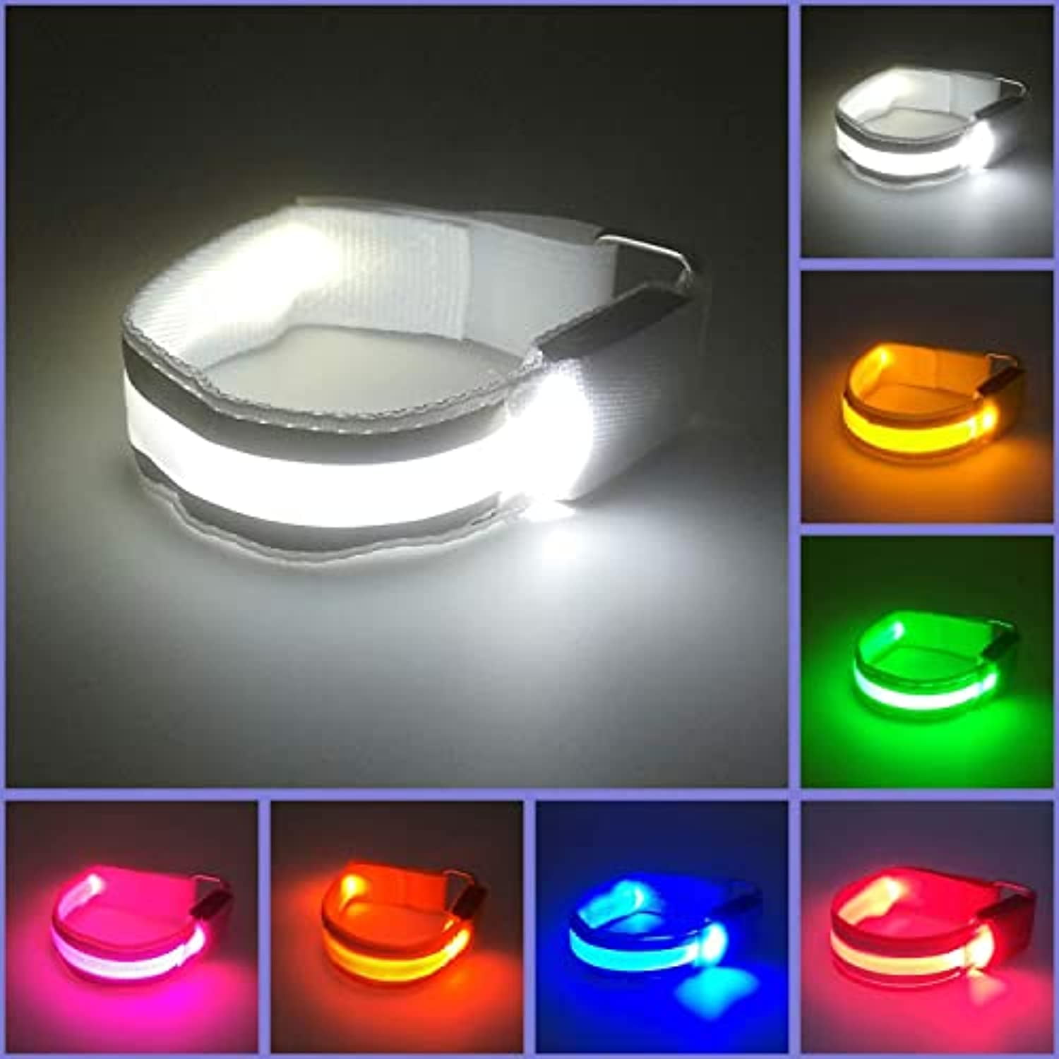 Fall Classics Active Wearable Light Strap with 2 Visible Light Up Modes ...