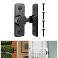 Barn Door Lock Heavy Duty Sliding Barn Door Latch Lock 90 Degree Gate ...
