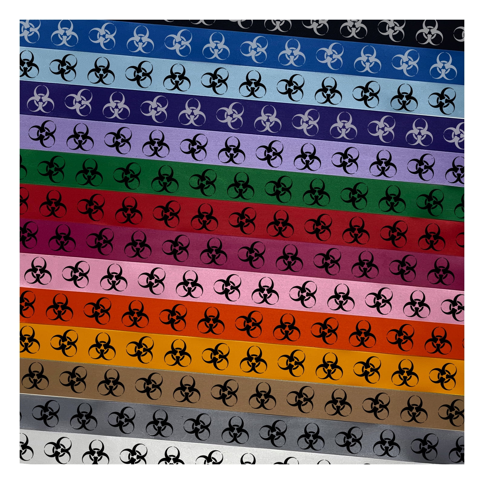 Biohazard Symbol Satin Ribbon for Gift Wrapping Bows Craft DIY Projects ...