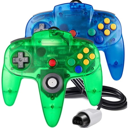 2 Pack Classic N64 Controller, SAYDY Retro N64 Gaming Wired Gamepad ...