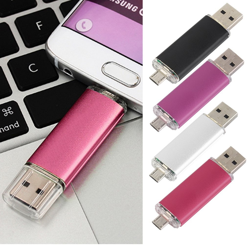 8G Dual 2 in 1 Micro USB USB 2.0 Flash Memory Stick Drive U Disk For ...