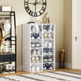 Dextrus Shoe Storage Organizer, Installation-Free Shoe Box with ...